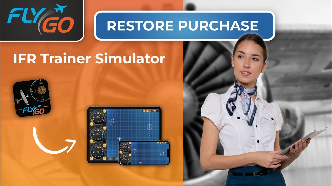 Restore purchase - IFR Flight Trainer Simulator - YouTube