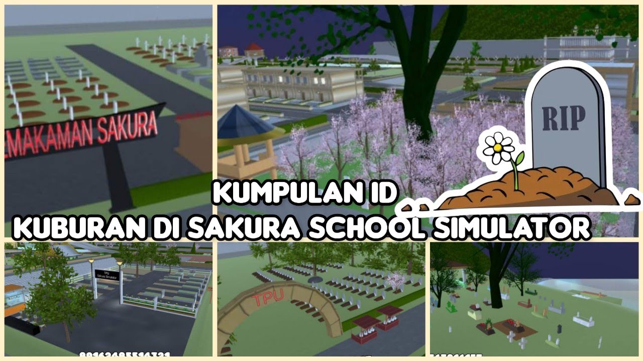 Kumpulan ID Kuburan | Bagi Bagi ID | Sakura School Simulator - YouTube