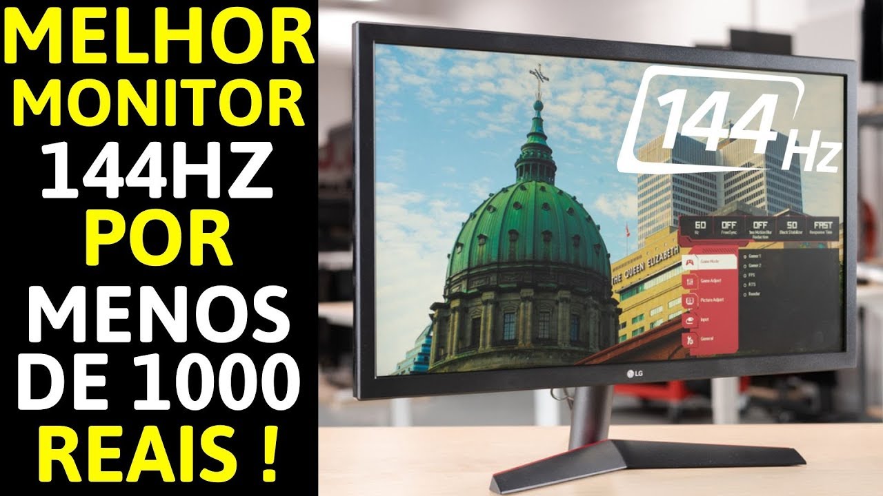 LG GL600F: MELHOR MONITOR 144HZ CUSTO X BENEFÍCIO ! COM MBR | FULL-HD ...