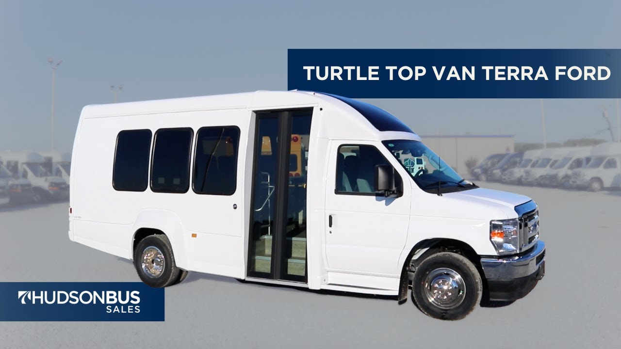 New Turtle Top Van Terra Ford | 14 Passenger Commercial Shuttle - YouTube