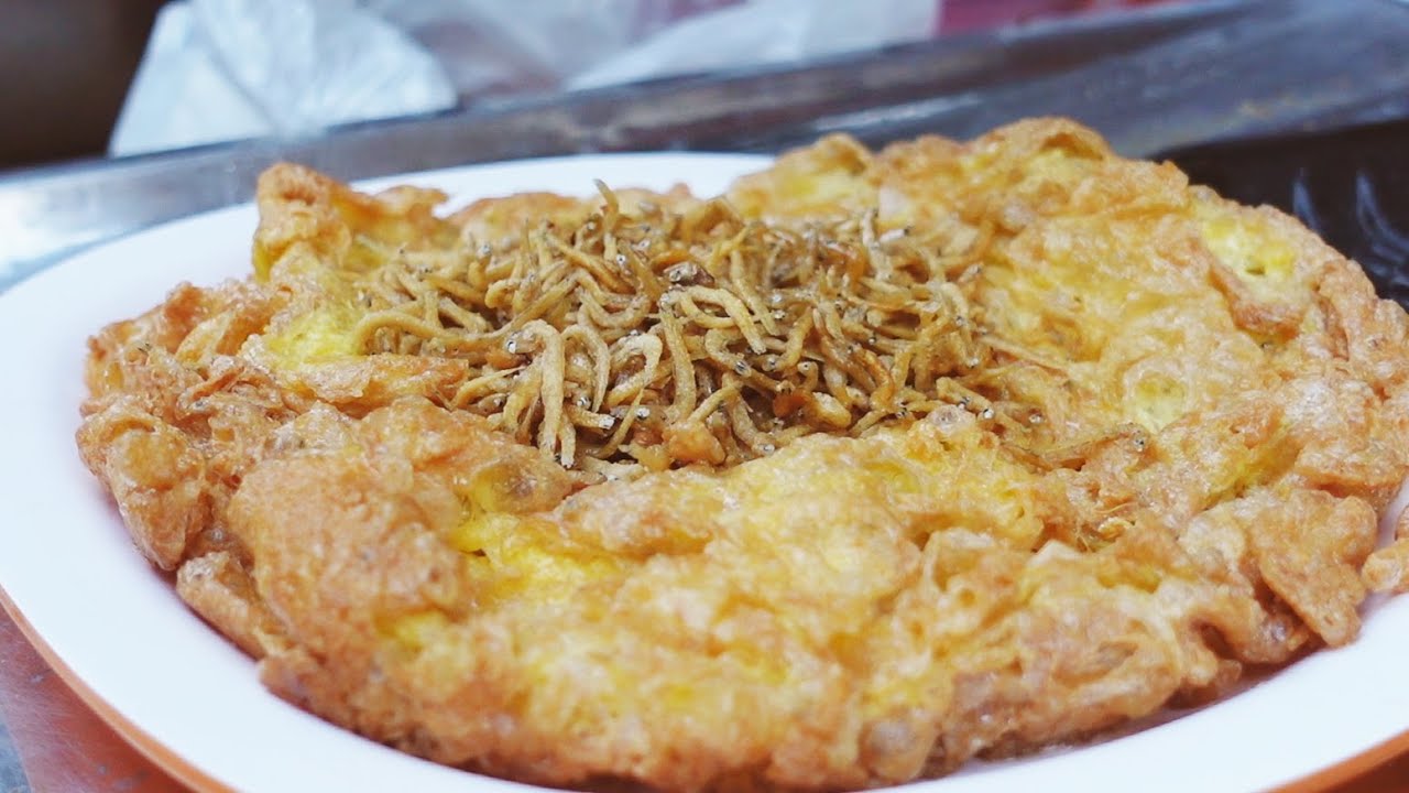 Tasty Shirasu Omelet | Fish Omelette | Cooking Thai Food | How to Cook ...