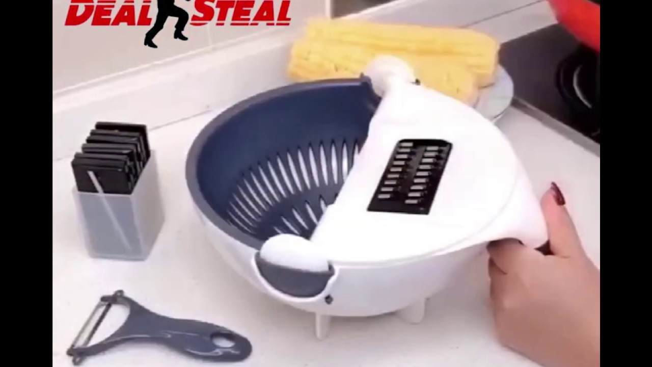 Magic Multifunctional Slicer - YouTube
