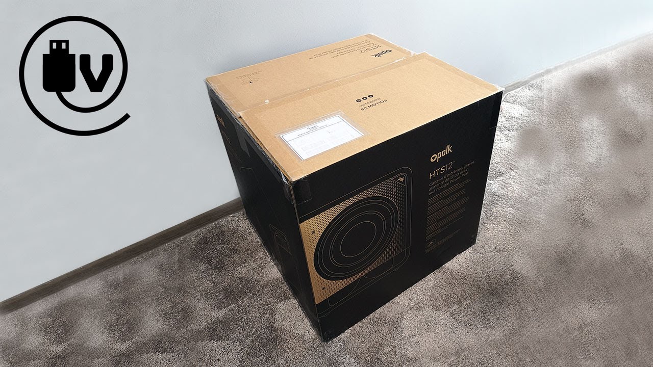 Polk Audio HTS12 Subwoofer - The Unbox Minute (English Version) - YouTube
