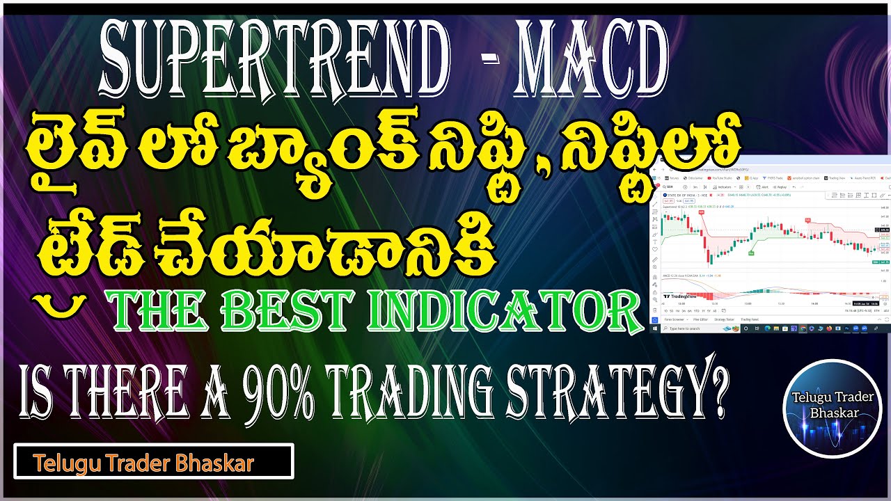 Highly Profitable MACD + Supertrend Strategy for Day Trading | TeluguTraderBhaskar - YouTube