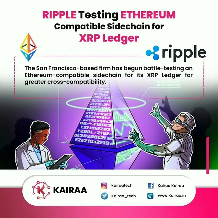 RIPPLE is developing an ETHEREUM-compatible sidechain for the XRP - YouTube