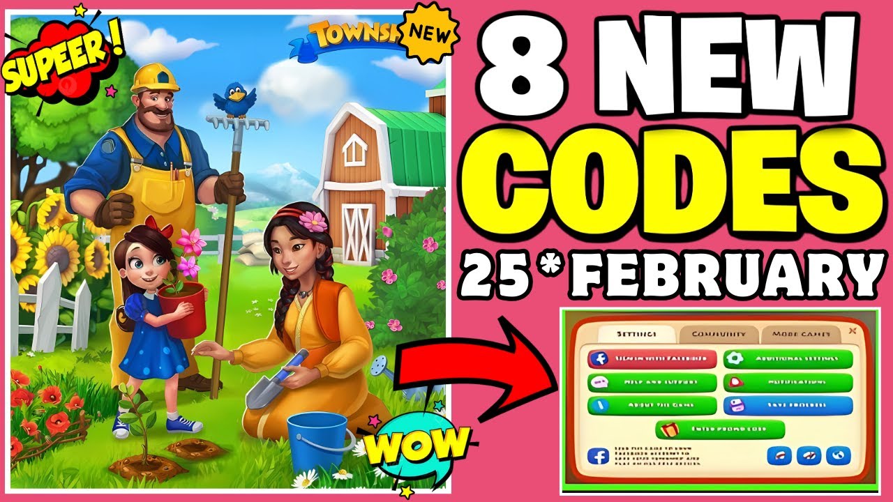 🎁25*FEBRUARY CODES🎁TOWNSHIP PROMO CODES IN FEBRUARY 2025 - TOWNSHIP ...
