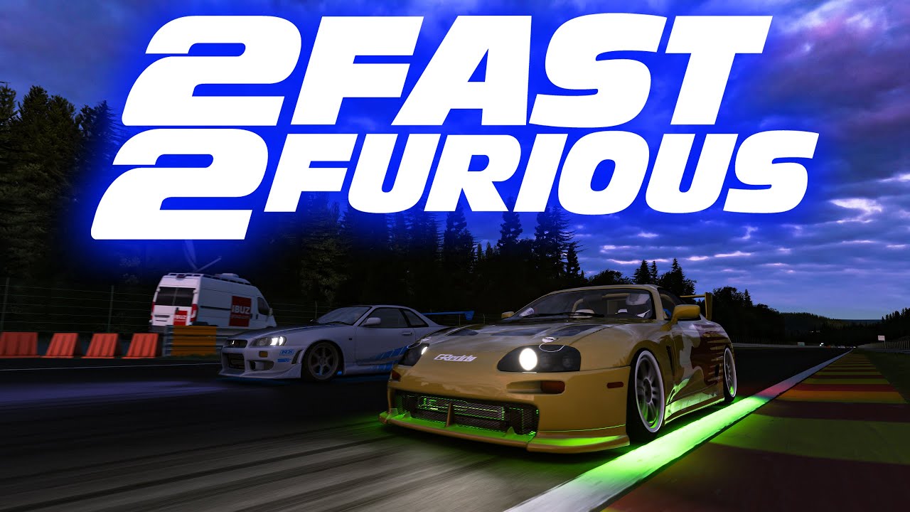 2 Fast 2 Furious (All Cars) Racing | Spa 2022 | Assetto Corsa | 2K 60 ...