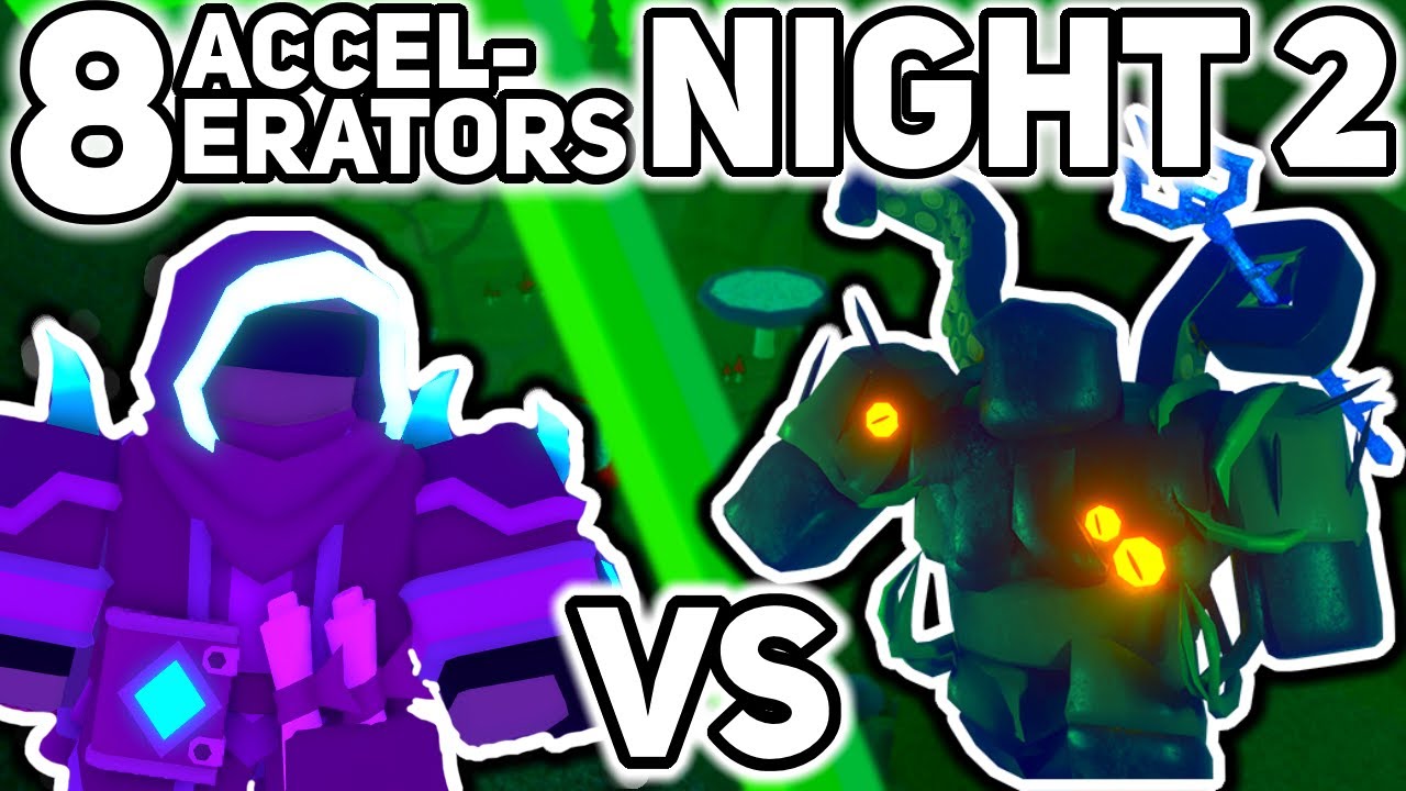 8 ACCELERATORS VS SWAMP MONSTER - TDS NIGHT 2 SOLAR EVENT - YouTube
