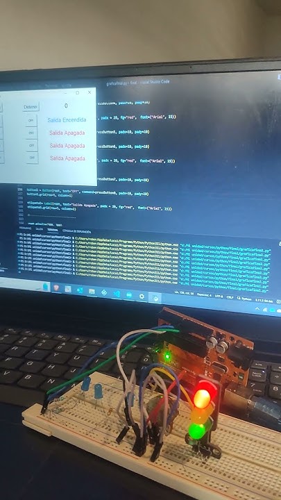 intarfaz python y arduino - YouTube