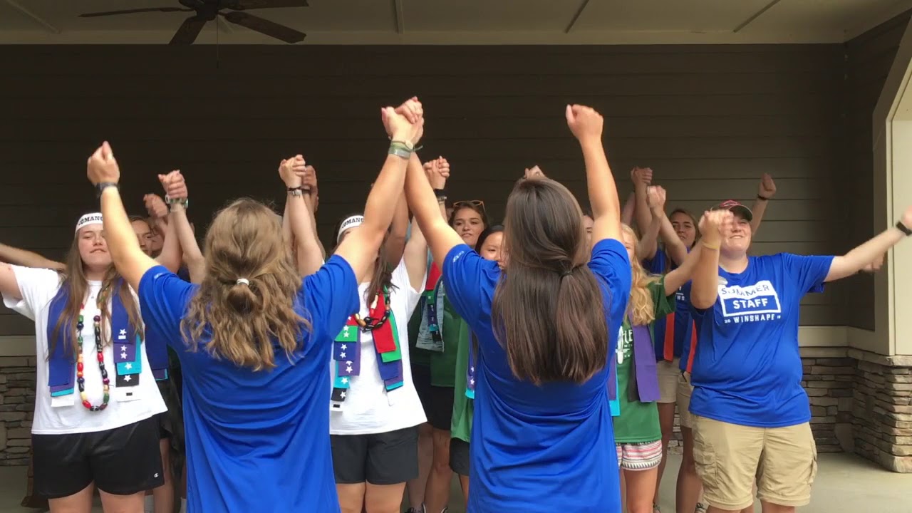 winshape camps creek tribe council ring - YouTube