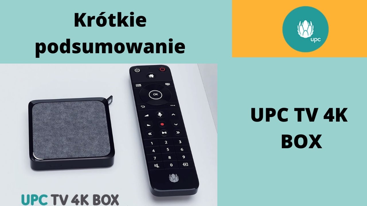 Czy warto brać Dekoder UPC 4K BOX - YouTube