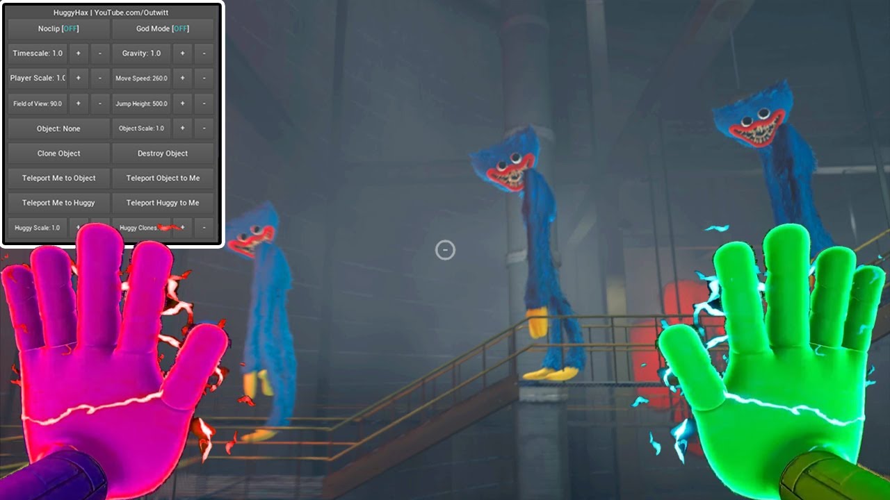 Poppy Playtime Hack Mod Menu - I Found Lots Of Huggy Wuggy (Poppy ...