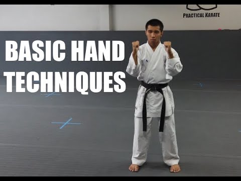 Basic Hand Techniques for Practical Karate - YouTube