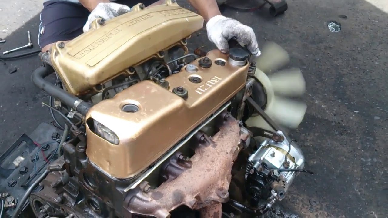 4JA1 ENGINE - YouTube