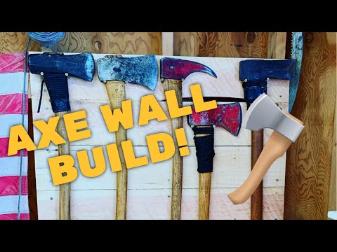 Building An AXE Wall! - YouTube