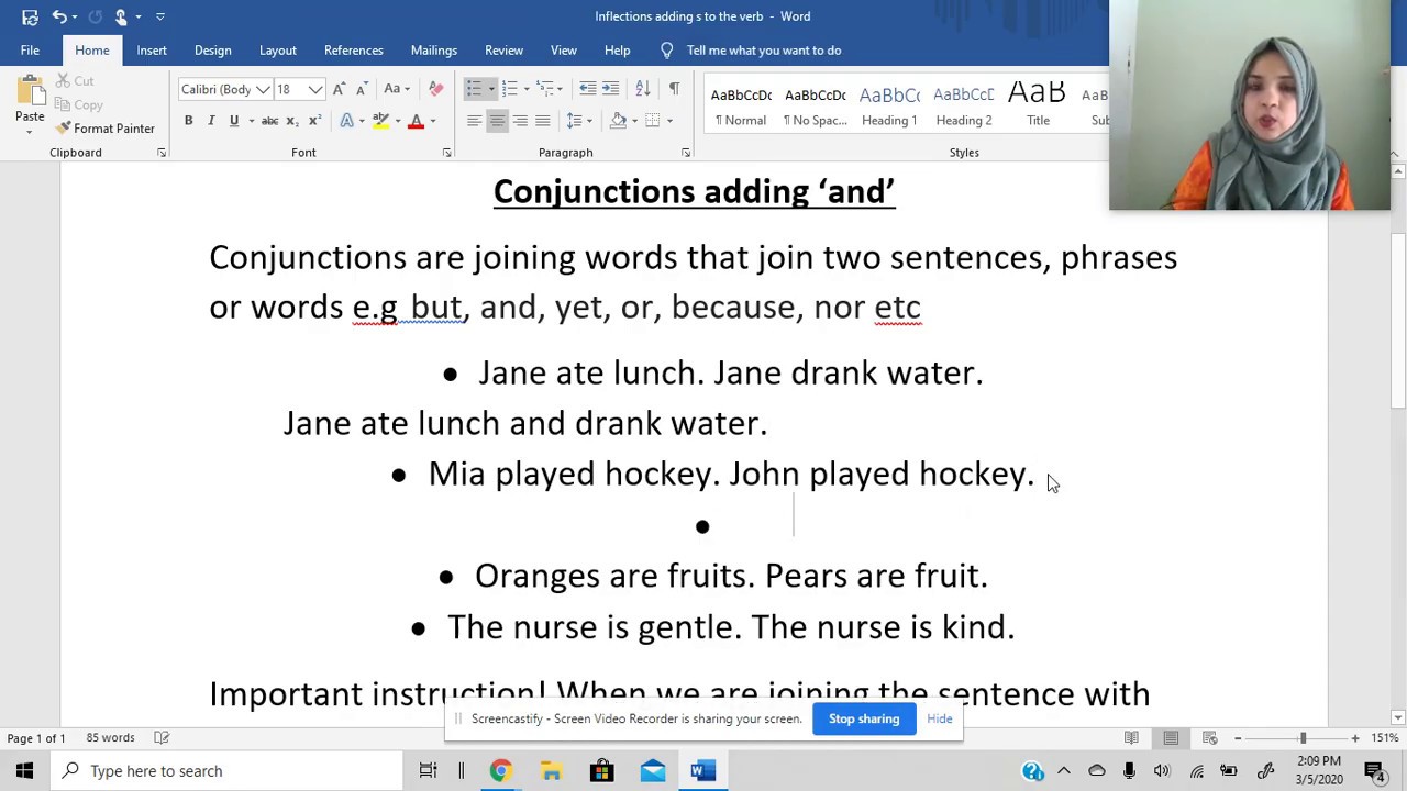 Conjunctions using 'and'. Best tips to learn conjunction and | ESL ...