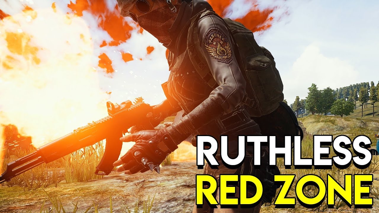 RUTHLESS RED ZONE - PlayerUnknown's Battlegrounds (PUBG) - YouTube