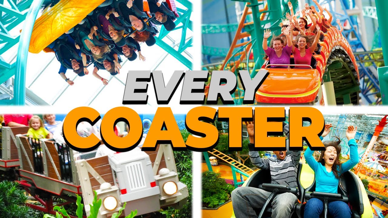 All Roller Coasters at Nickelodeon Universe Mall of America RANKED ...