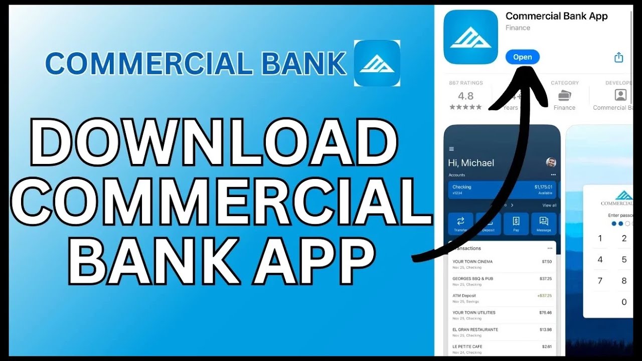 How to Download Commercial Bank App 2024? - YouTube