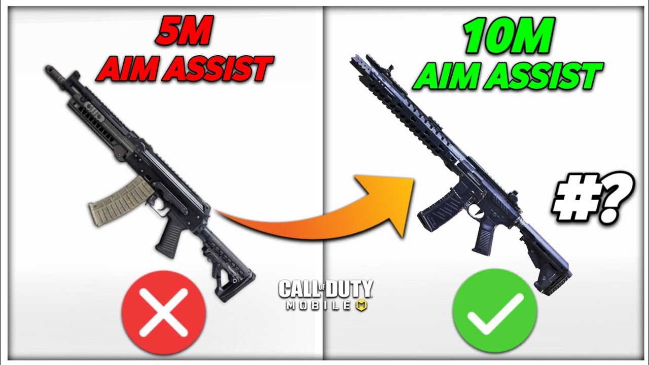 TOP 10 Guns With Very Strong Aim Assist In CODM BattleRoyale - YouTube