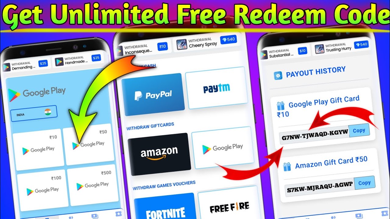 Hub Prize App | Google Play Gift Card Earning App | Free Redeem Code ...