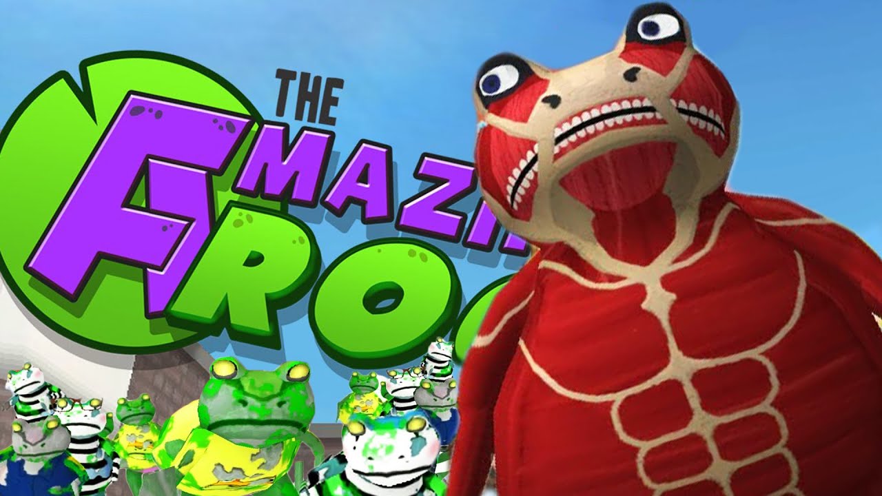 THE AMAZING FROG TURNS INTO THE TITAN FROG AND TAKES OVER SWINDON TOWN ...