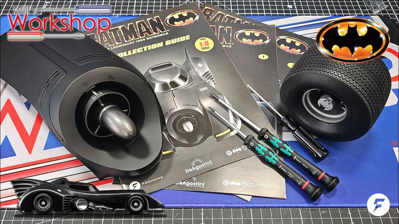 Build the 1989 Batmobile - 1:8 Scale - Pack 1 - Issues 1 - 2 - YouTube