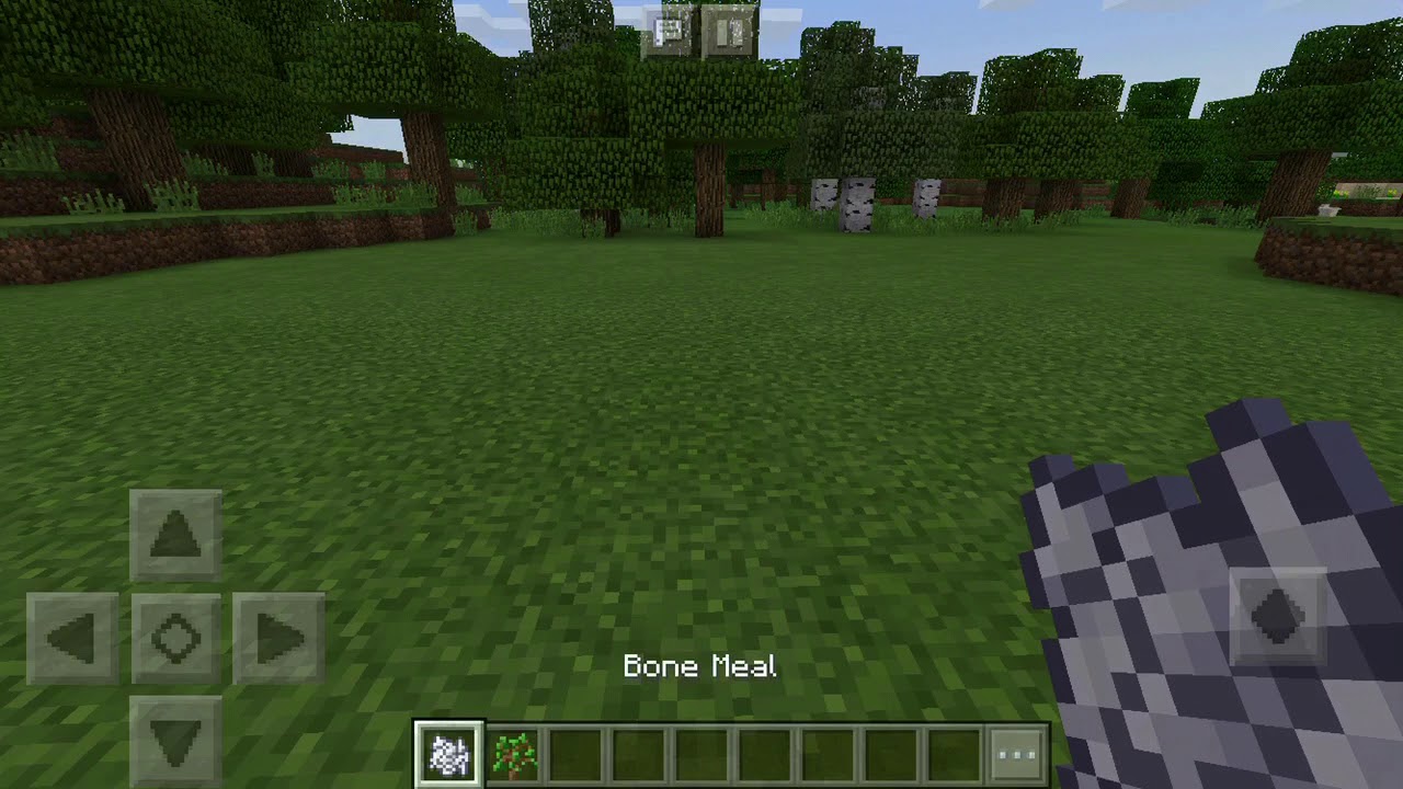 How to incrase (grow) a tree on |MINECRAFT| - YouTube