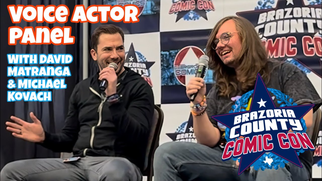 Voice Actor Panel with David Matranga and Michael Kovach @ Brazoria ...