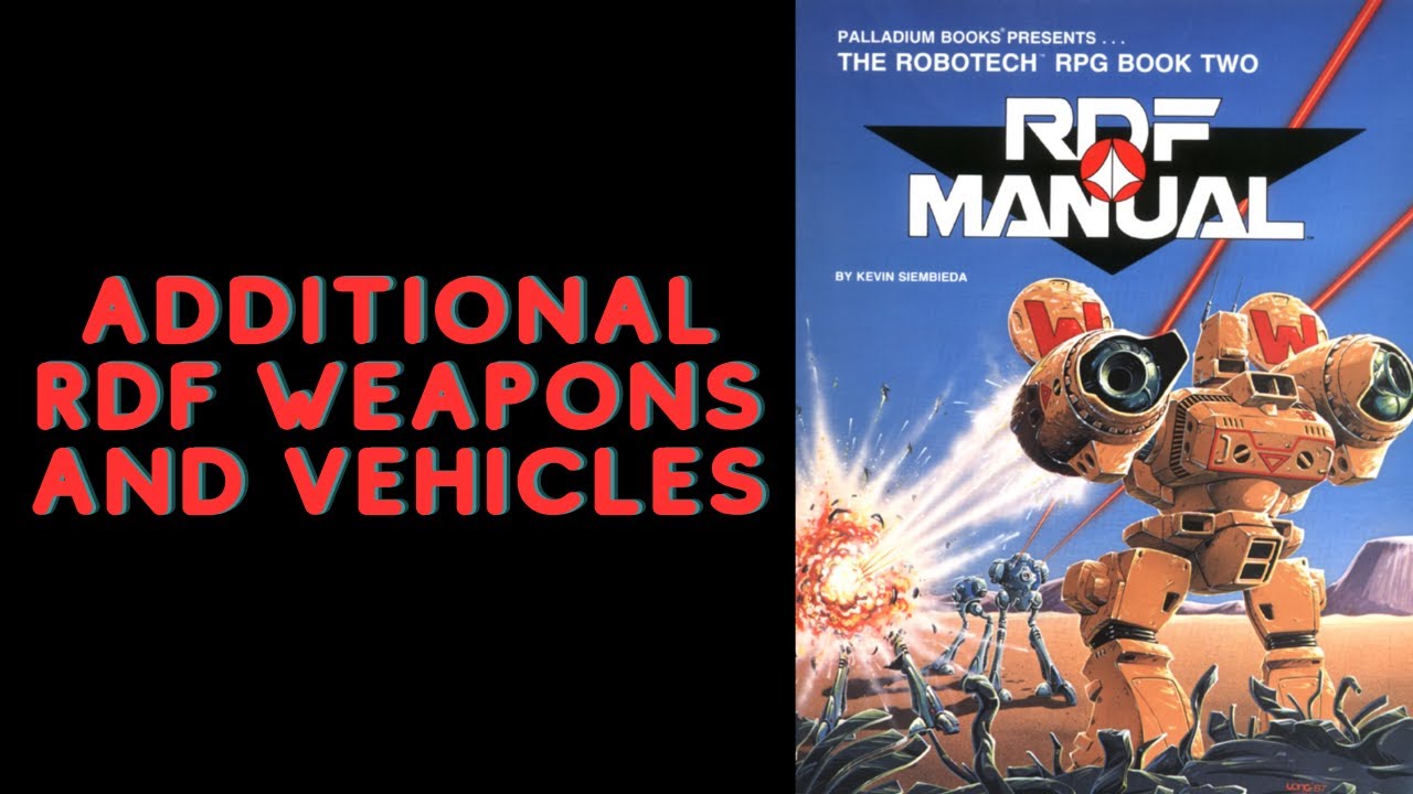 Robotech additional RDF weapons and vehicles - YouTube