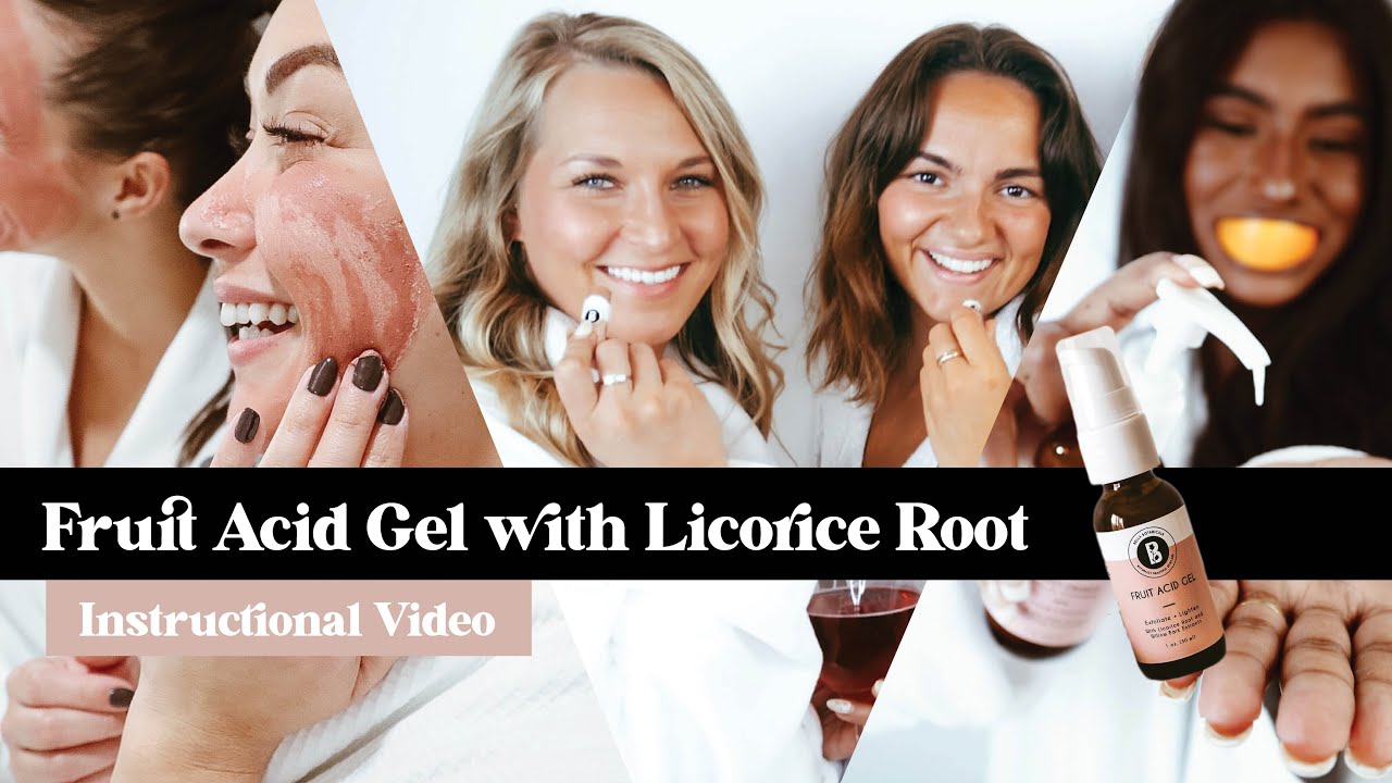 Fruit Acid Gel with Licorice Root Extract - How To Use Instructional ...