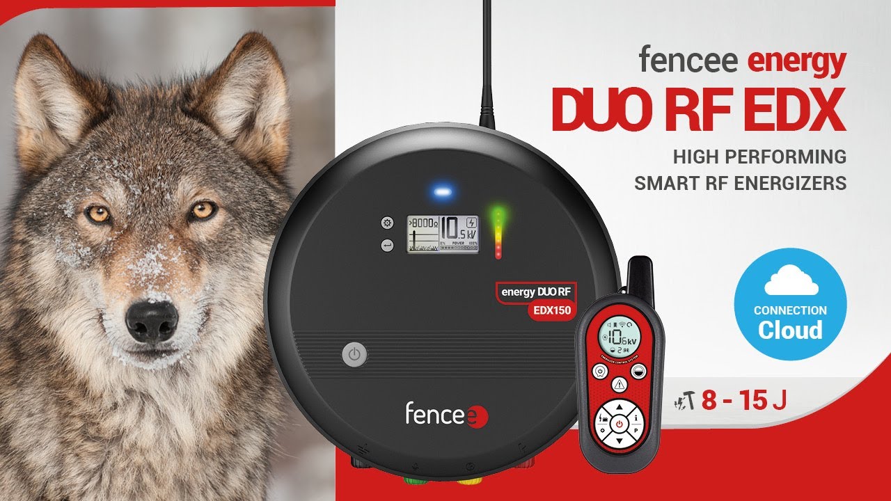 Electric fence energizers - fencee energy DUO RF EDX (2022) - YouTube