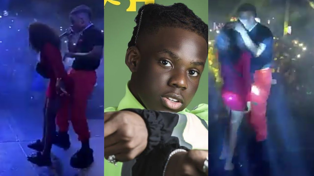 Shocking Moment Rema Kissed & Danced with a Female Fan Live on Stage at ...