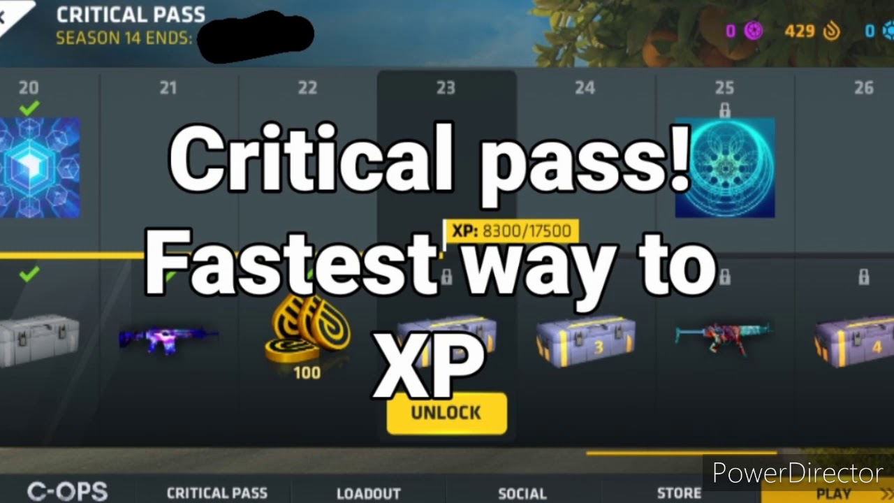 critical ops fastest way to critical pass XP - YouTube