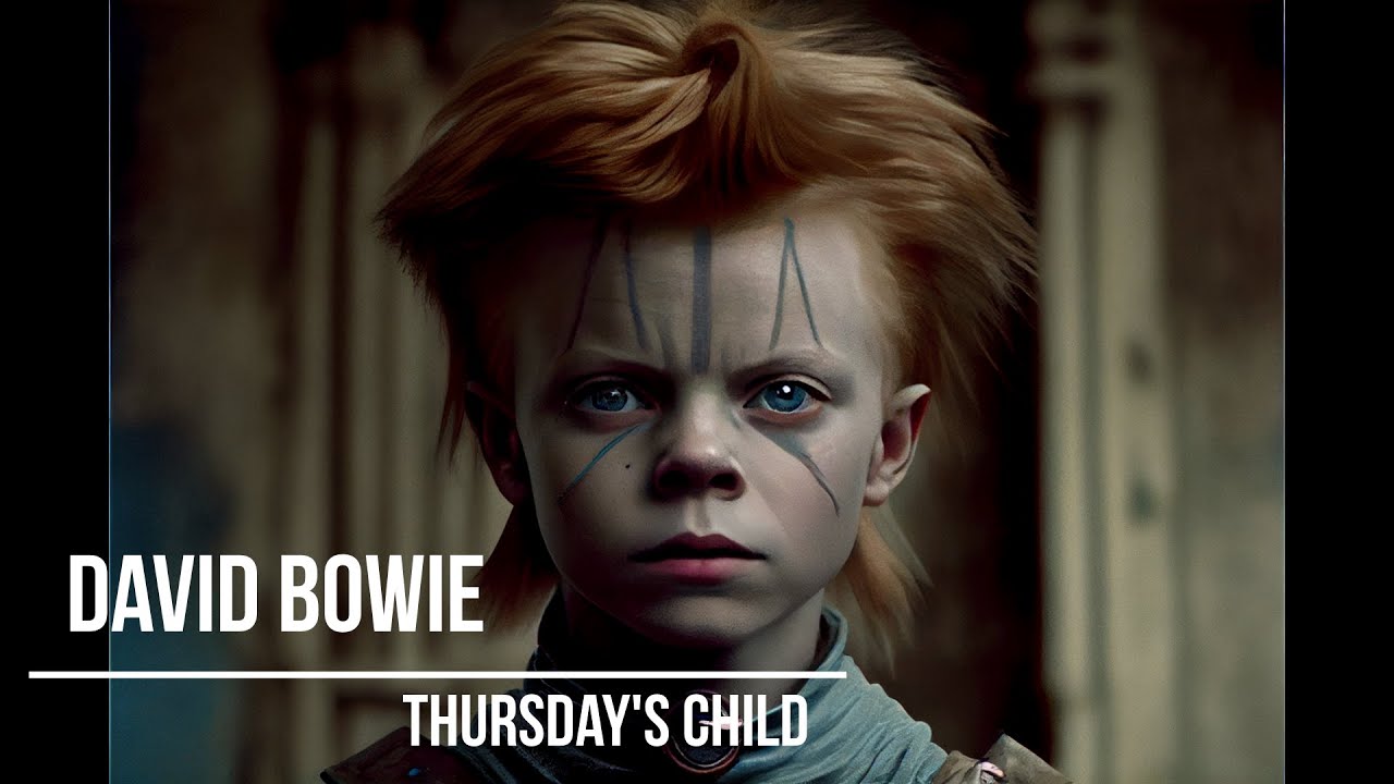 David Bowie - Thursday's Child (lyrics video with AI generated images ...