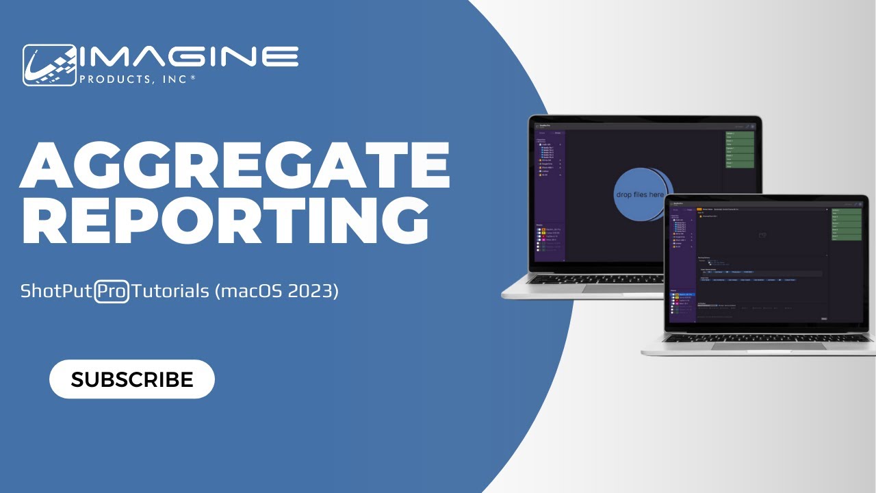 Aggregate Reporting - ShotPut Pro Tutorials (macOS 2023) - YouTube