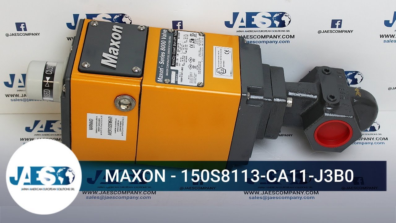 MAXON 150S8113-CA11-J3B0 - Valve - Valvola - Ventil - YouTube