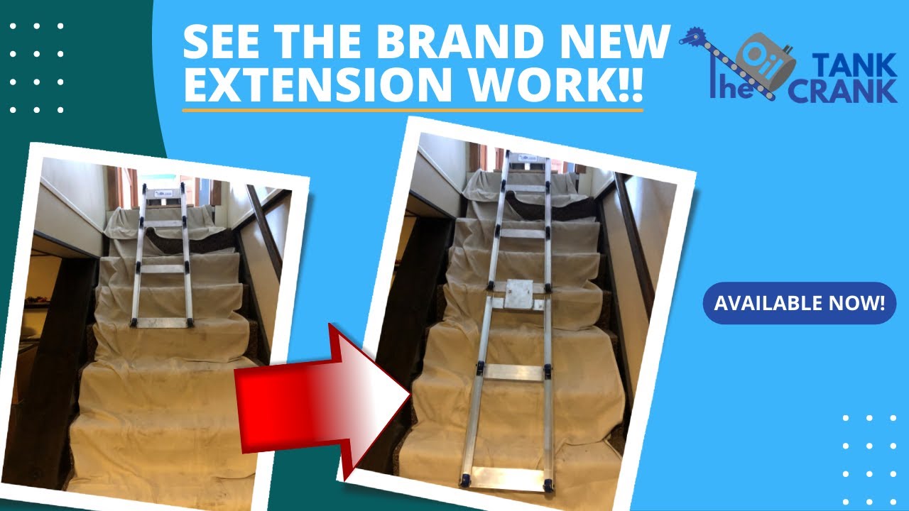 Easiest Way To Get An Oil Tank Up Any Stairs! - YouTube