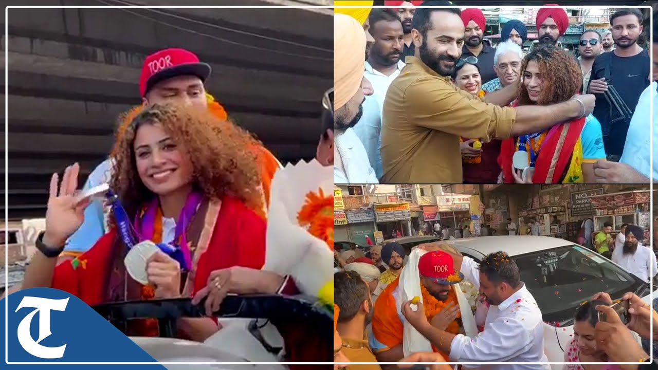 Harmilan Bains, Tajinderpal Singh Toor receive warm welcome after ...