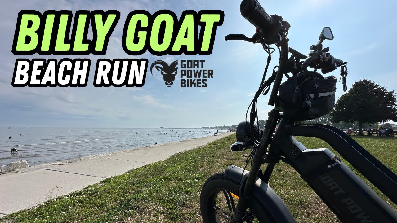 Rode my Billy Goat to the Beach #ebikelife - YouTube