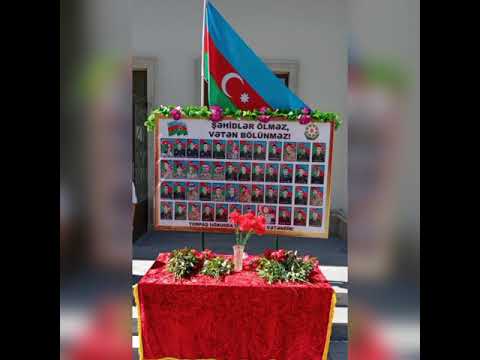 Bərdə RMİ Yevlax rayon Aran qəsəbə uşaq musiqi məktəbi videoçarx.