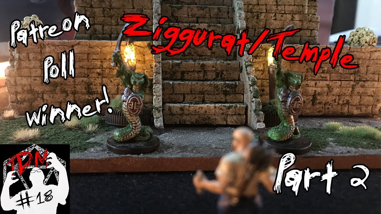 🐍 Tutorial: Ziggurat/Temple for D&D and Tabletop Gaming 🐍 | Part 2 ...