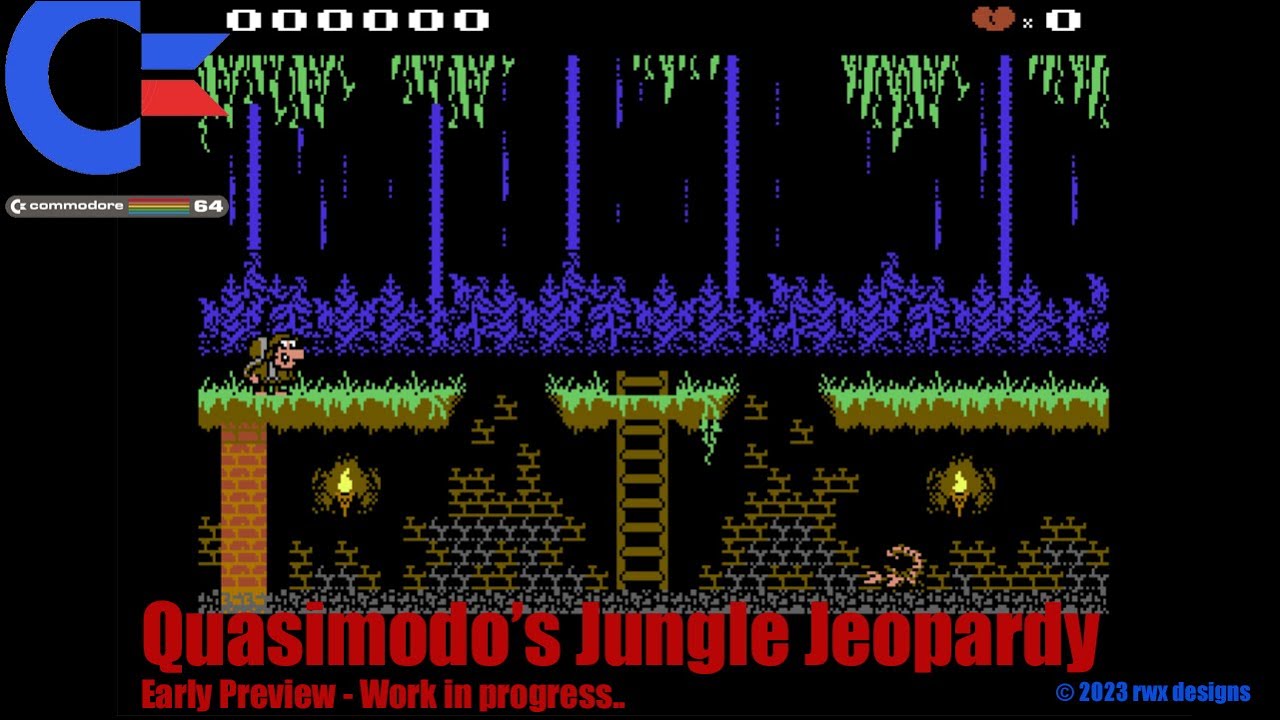 Quasimodo's Jungle Jeopardy - New C64 game - Preview 2 - YouTube