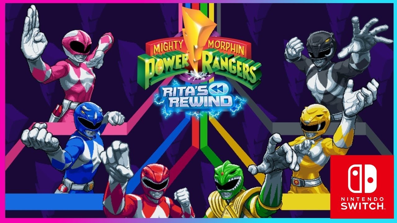 Mighty Morphin Power Rangers Rita’s Rewind Nintendo Switch (HD Gameplay ...