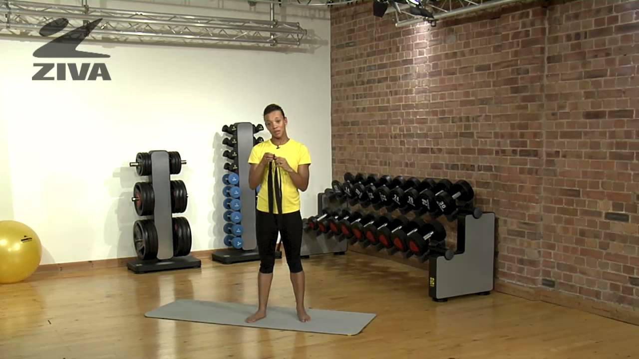 ZIVA Yoga Strap - Tree Pose - YouTube