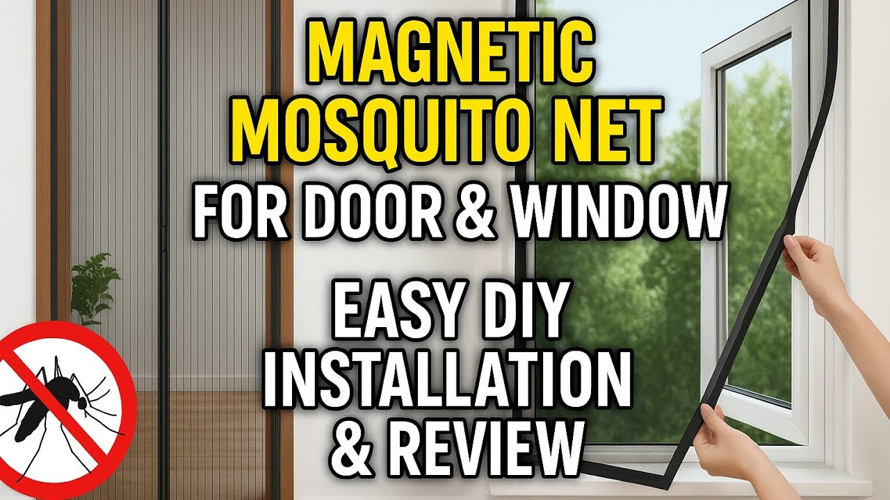 Magnetic Mosquito Net for Door & Window | Easy DIY Installation ...