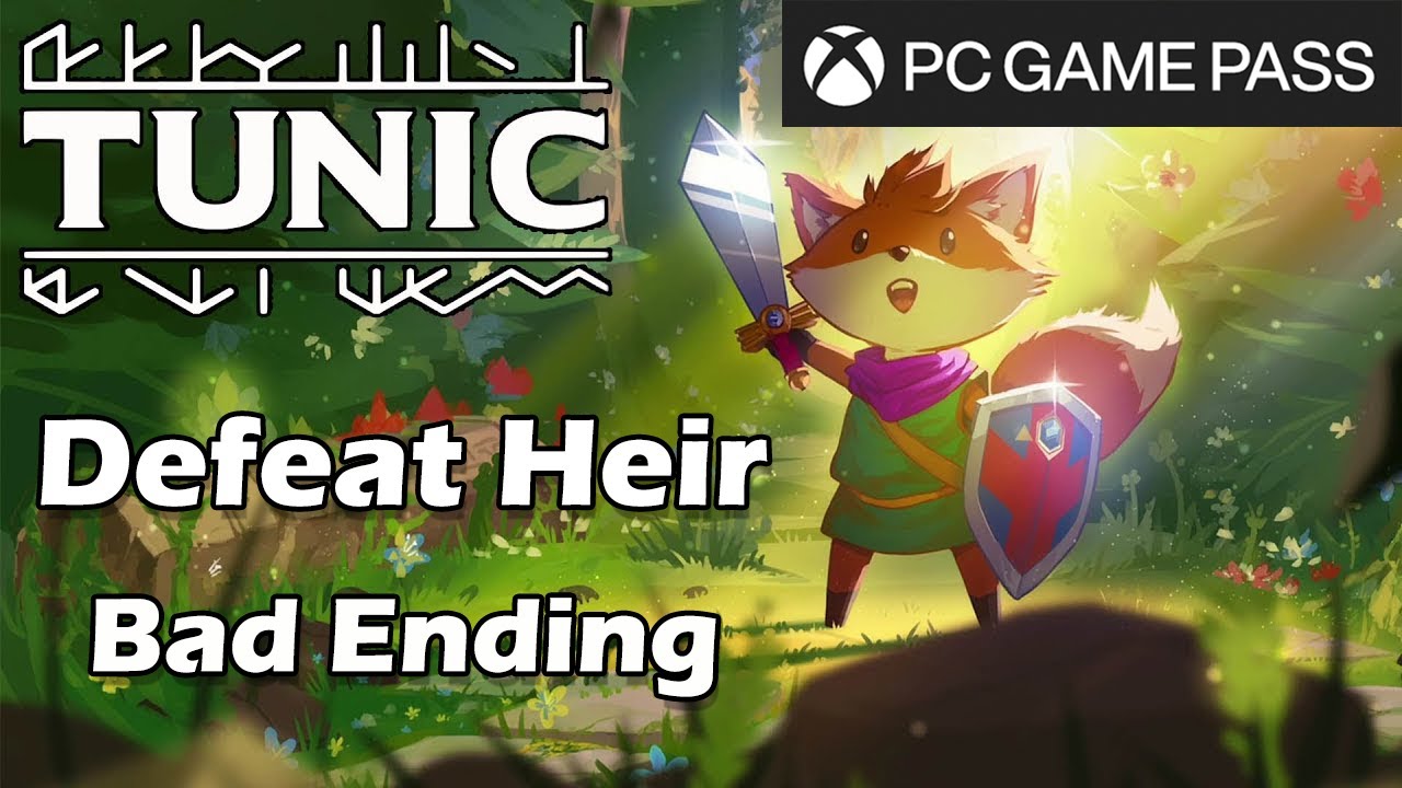 Tunic - Defeat Heir and Bad Ending Credits - YouTube