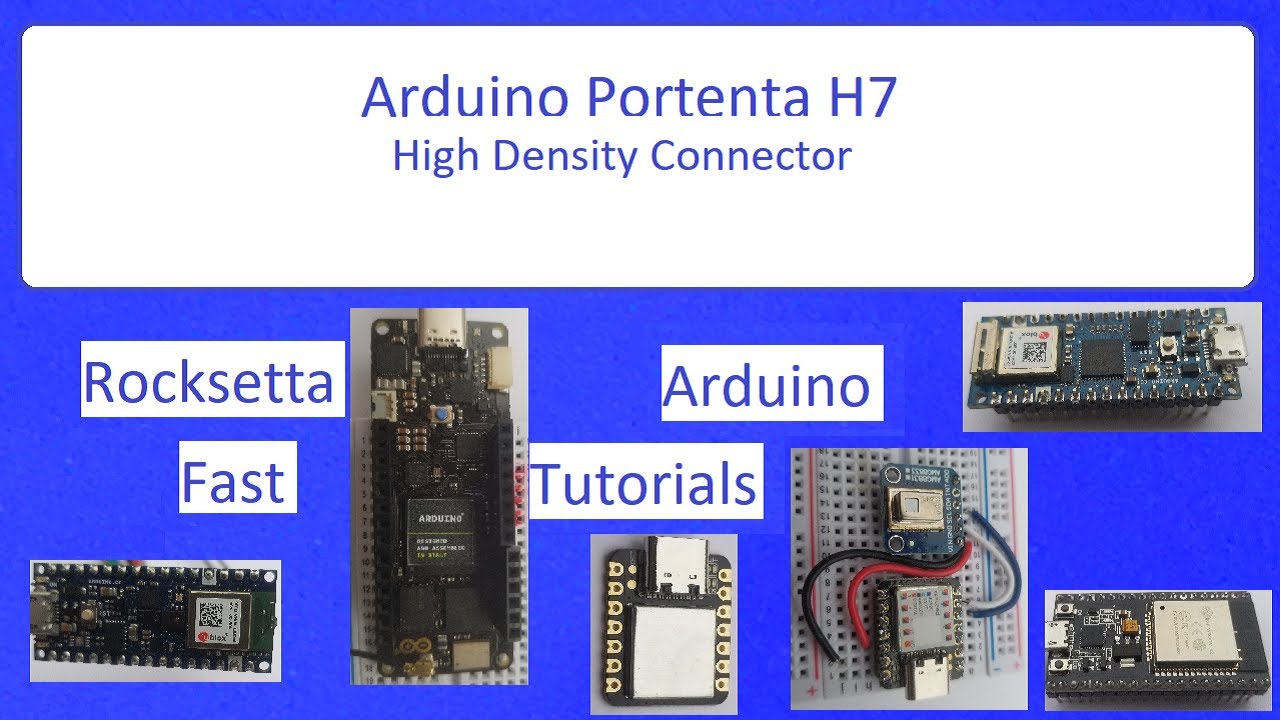 Portenta High Density Connector - YouTube
