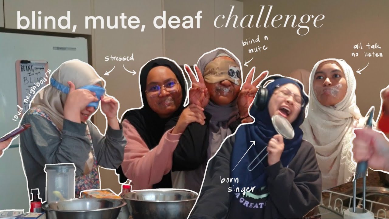 Blind, Deaf, Mute Challenge - YouTube