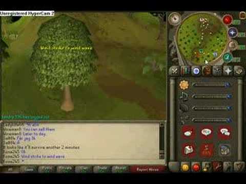 Runescape wind strike to wind wave =/ - YouTube